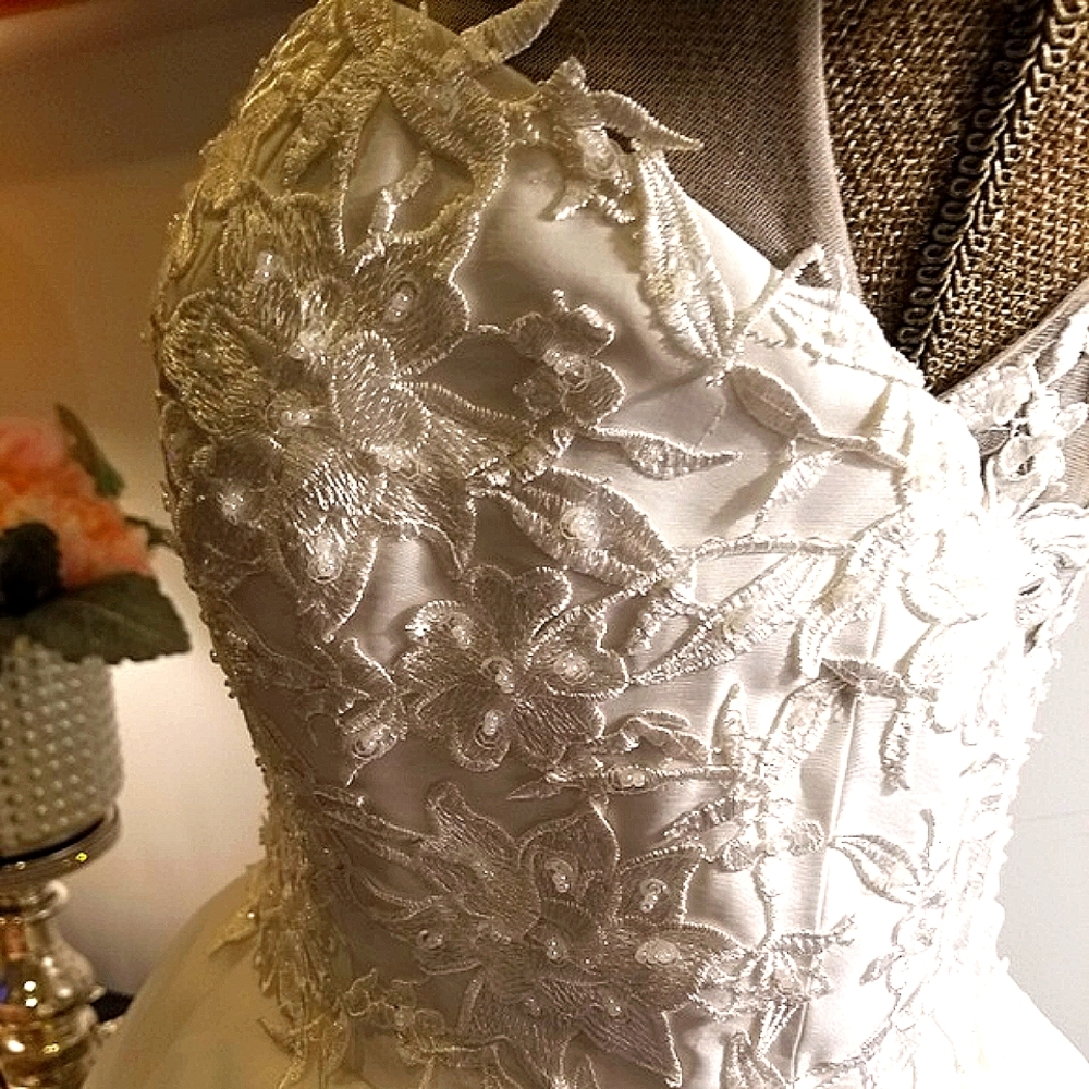 Fabulous Ivory Formal Gown - Gem